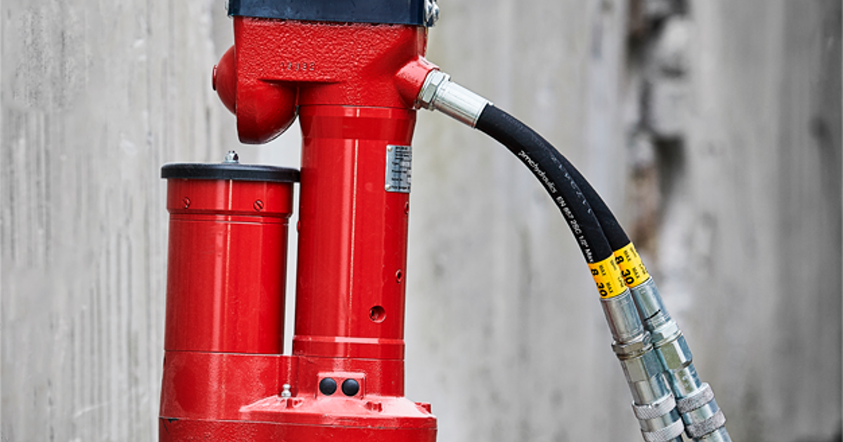 Taladro para roca Hidráulico Manual HRD30