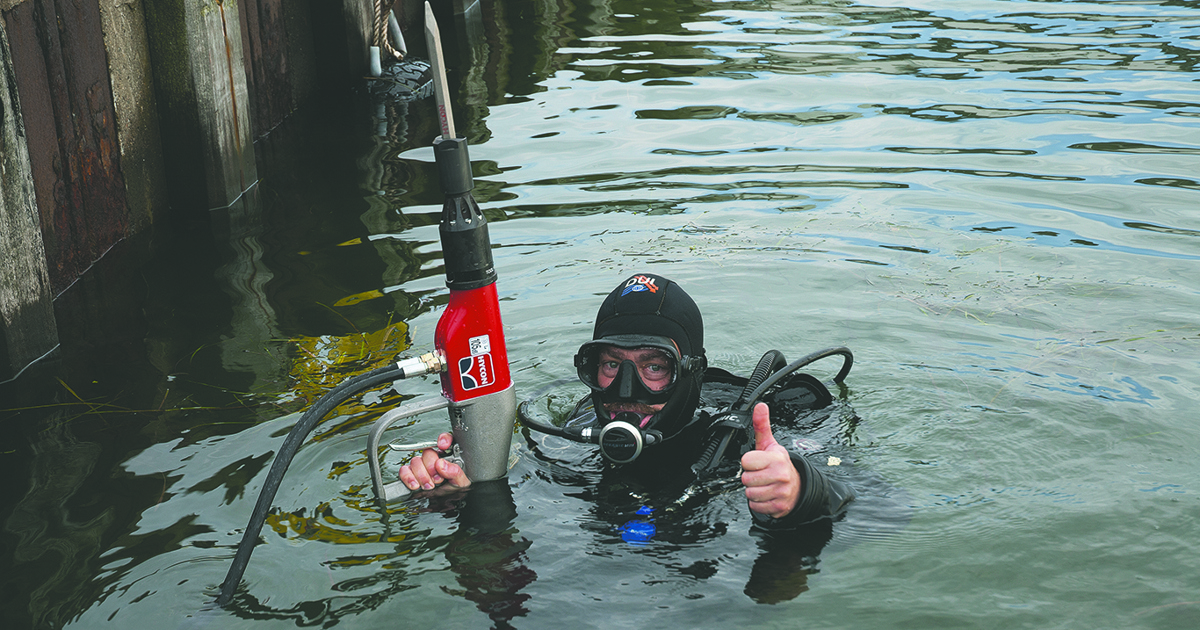 Diving Contractor improves underwater works with HYCON