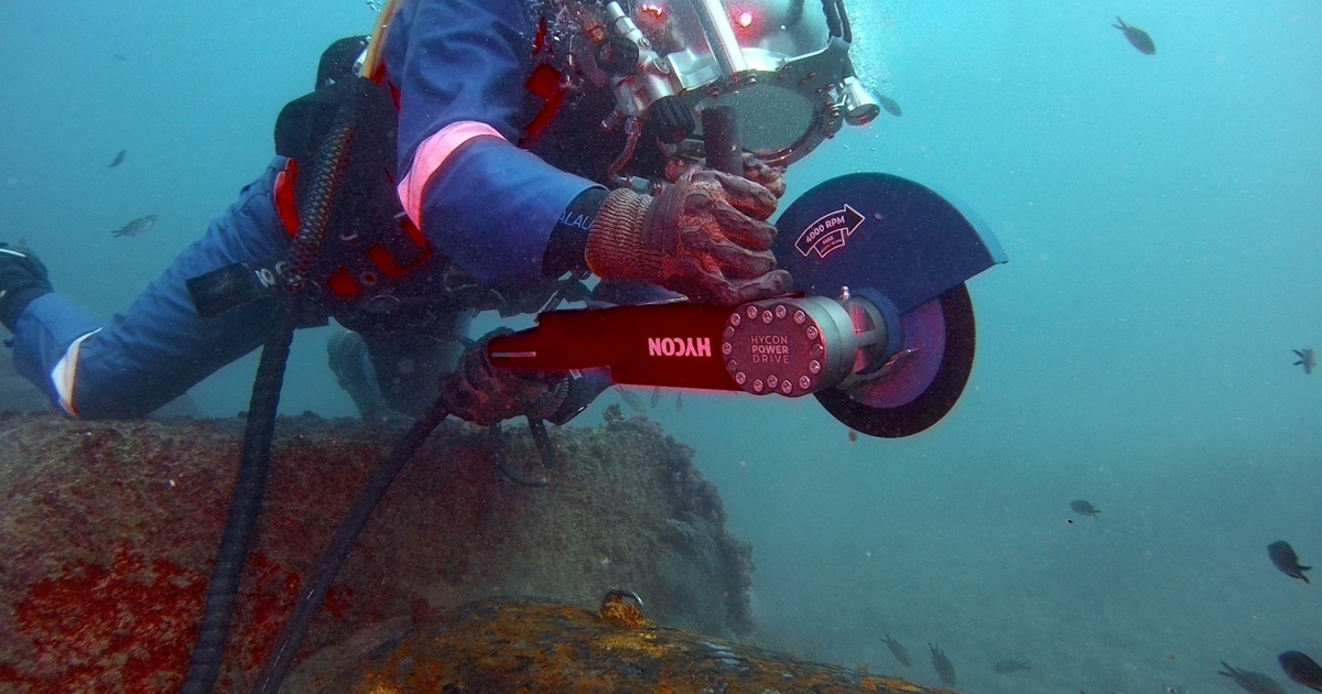 The commercial diver's choice for the best underwater tools - HYCON